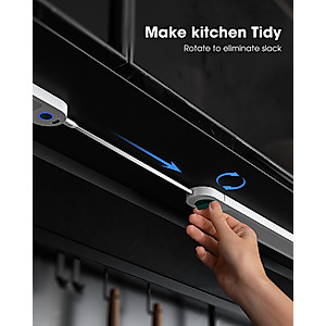 Under Counter Lights for Kitchen, Motion Sensor Lights Plug in, Hand Wave Activated Under Cabinet Light with Retractable Cable, 6000K White Dimmable Wired Closet Lights 3 Pack