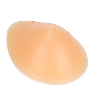 Silicone Breast Form, Mastectomy Prosthesis Concave Bra Enhancer Inserts Crossdress Transvestite Prosthetic Cancer Support Teardrop Shape Pad for Women Fake Boobs Cosplay Transgender Crossdressers