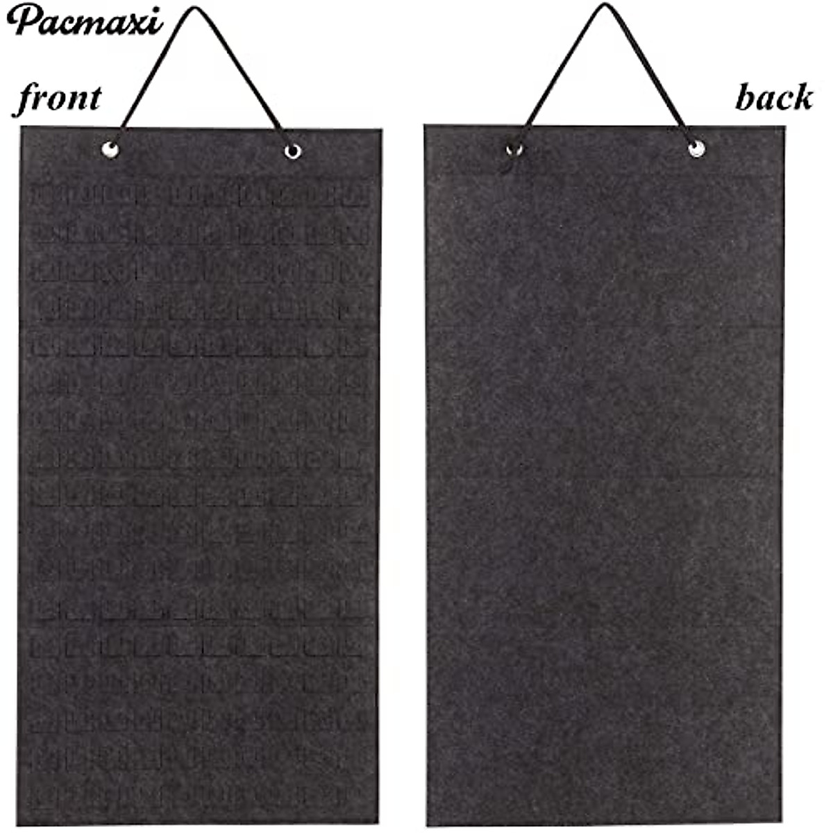 Hanging Brooch Pin Organizer, Display Pins Storage Case, Brooch Collection Storage Holder, Holds Up to 170 Pins.(Not Include Any Accessories) (M-170 Slots, Black)