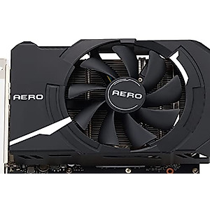 MSI Gaming GeForce RTX 3060 12GB GDRR6 192-Bit HDMI/DP PCIe 4 Single Fan Ampere OC ITX Graphics Card (RTX 3060 AERO ITX 12G OC)