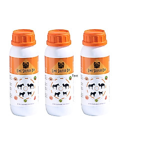 Classic's Lime Sulfur Dip - Pet Care for Itchy and Dry Skin - Xtra Strength Formula - Safe Solution for Dog, Cat, Puppy, Kitten, Horse (16 fl oz x 3 Bottles)