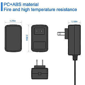 Twinsun 24V 1A DC Power Supply Adapter, AC 100V-240V to DC 24 Volt 1000mA 800mA 500mA 200mA Charger, 5.5mm x 2.1mm Plug for Nail Lamp, Security Camera, Air Cleaner, Massage Gun, Mini Printer.