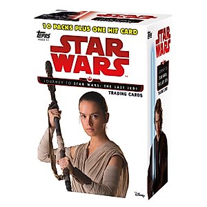 Topps Cards Star Wars Journey to Episode VII Value Box | 10 Factory Sealed Pack | 61 Cards Total
