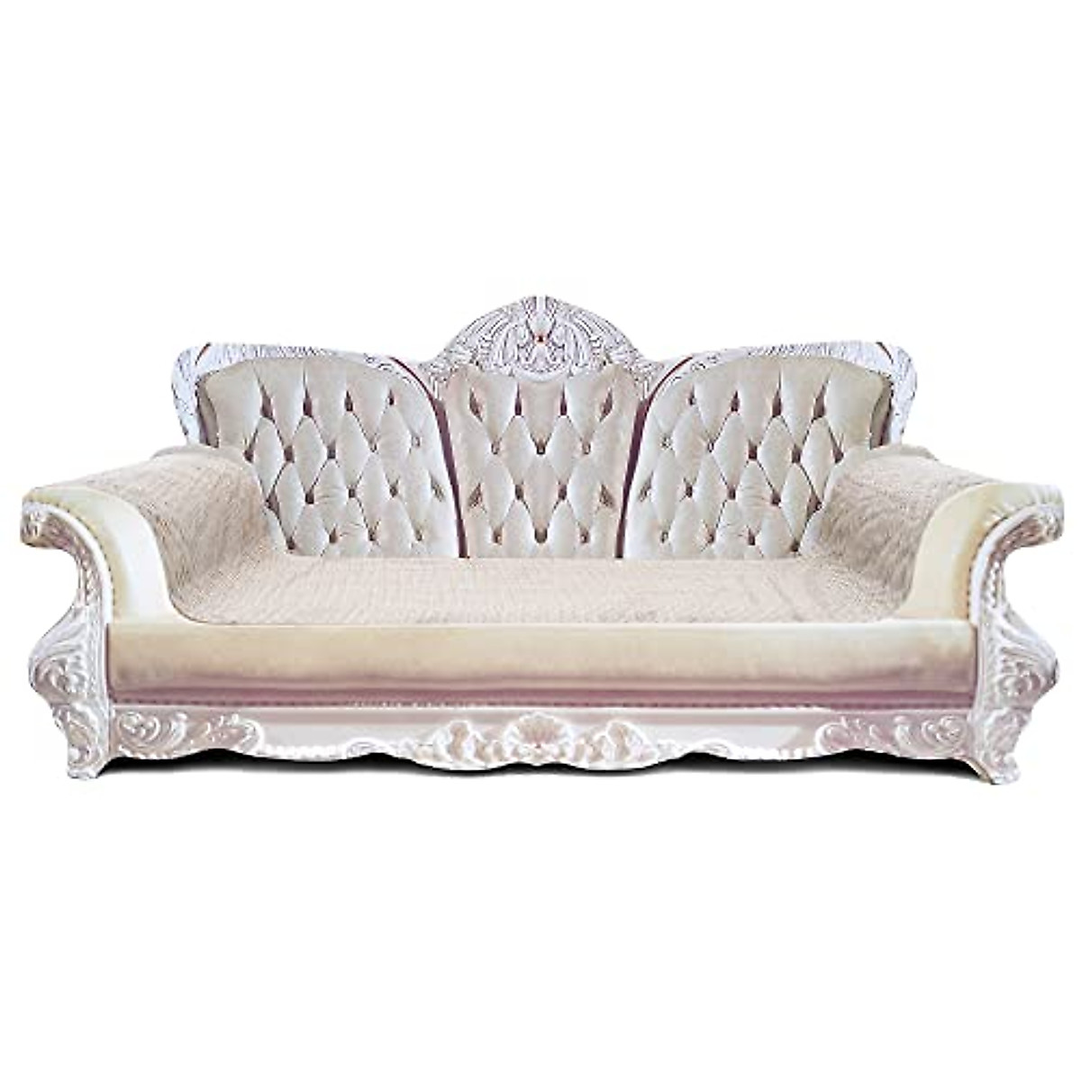 Royal Cat Couch - Thick Cardboard Cat Scratcher Couch, Fancy Cat Bed with Cat Scratch Pad, Cat Scratcher Sofa, Cat Scratchers for Indoor Cats, Cat Scratching Board, Cat Sofa, Cat Lounge