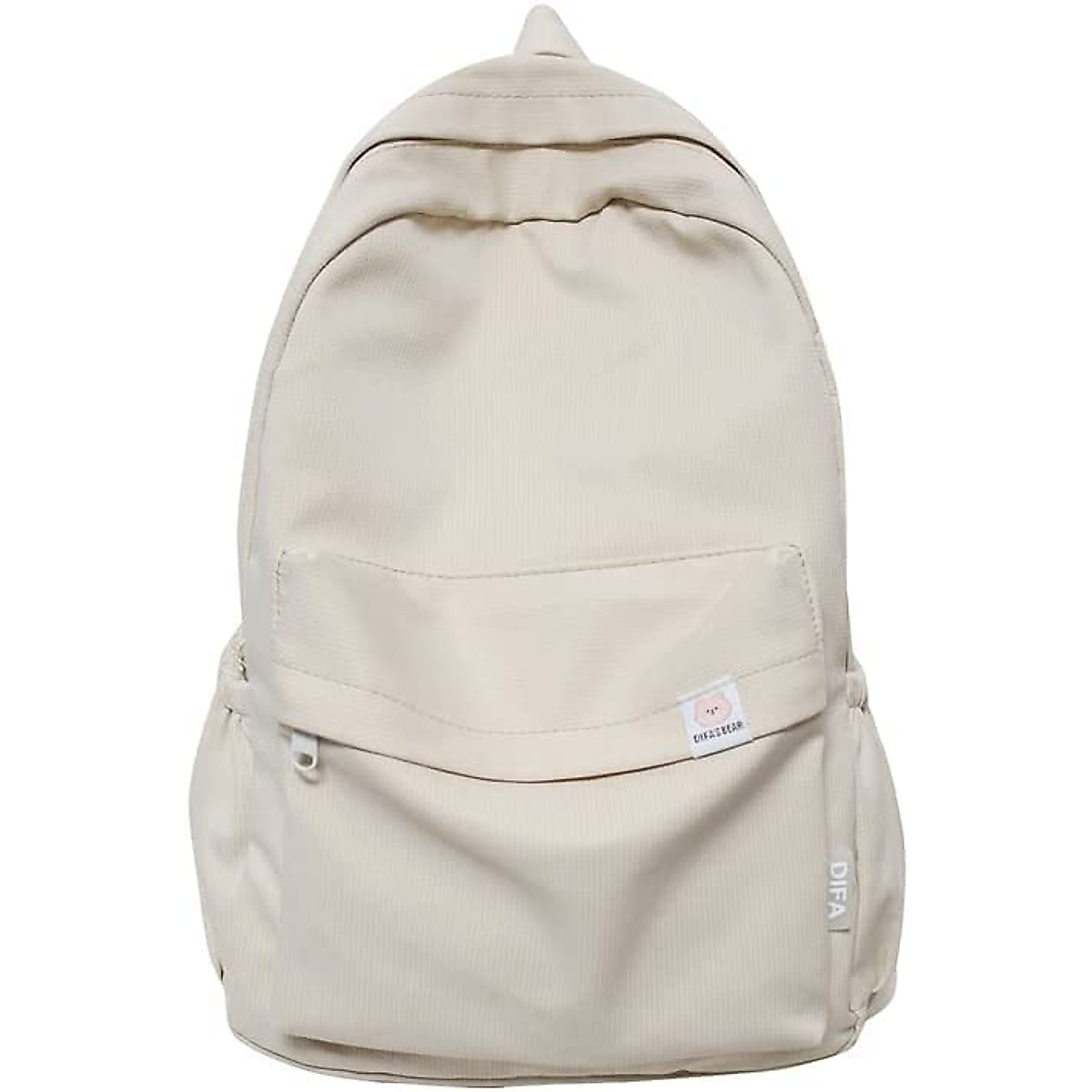 DIRUQSD Backpack for Girls Kids Large School Bags for Teenage Girls with USB Port Canvas Schoolbag (White)Backpacks for Girls,School Backpack Travel Backpacks Bookbag for Women & Me