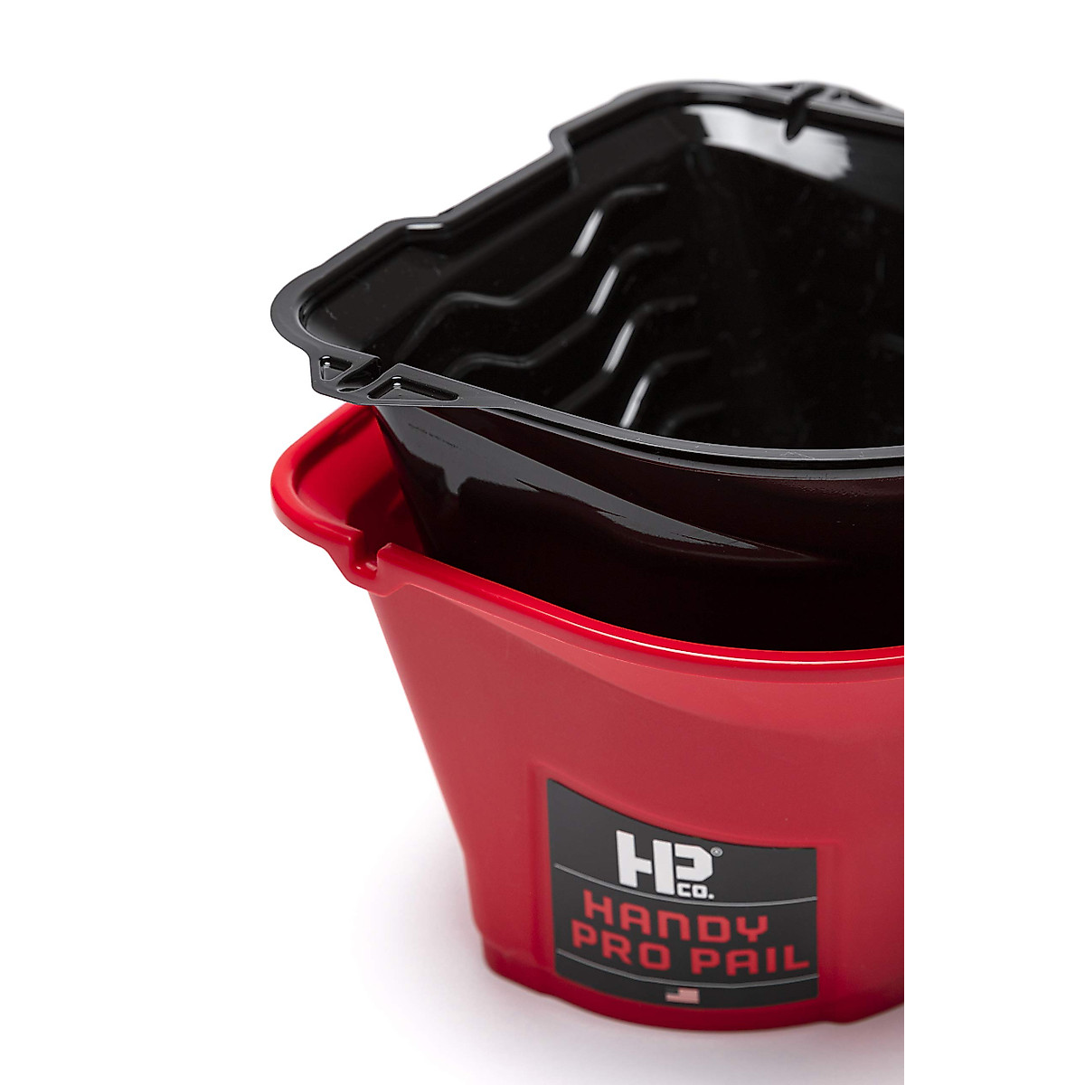 Handy Paint Pro Pail, Holds 1/2 Gallon of Paint or Stain, Accommodates up to a 6 1/2 inch Mini-Roller and 3 inch Brush