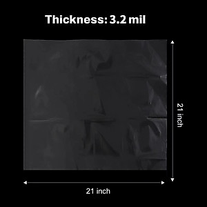 Xsourcer Food Storage Bags, 3.5 Gallon Bucket Liner Bags, Food Grade Platisc Bag for Marinading and Brining, Heavy Duty & BPA Free Bag for Home Kitchen, Pack of 30，21"X21"