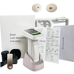 VTSYIQI Spectrophotometer Portable Spectrophotometer D/8 Spectrocolorimeter with Accuracy 0.04 Aperture Φ8mm Φ11mm 10000 Data Storage Ultra high Repeatability Auto Calibration for Printing ASTM ISO