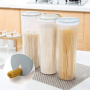 FRIDG Noodle Grain Cereal Bean Food Storage Container Kitchen Sealed Plastic Fresh-keeping Box Khaki