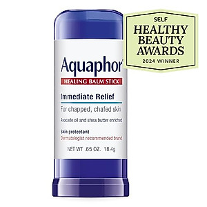 Aquaphor Healing Balm Stick, Skin Protectant with Avocado Oil and Shea Butter, 0.65 Oz Stick