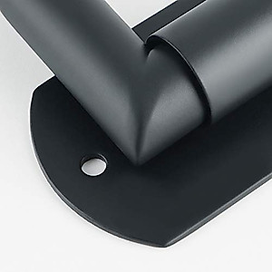 Alise Garment Rack Folding Clothes Hanger Rack Stainless Steel Black Garment Hooks,Clothing and Closet Rod Storage Organizer for Laundry Room Bedrooms Bathrooms,Pack of 2