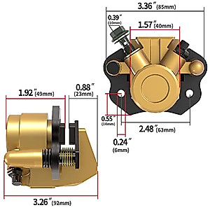 Rear Brake Caliper Repalcement for 80t Mid XRS XRX Go Kart 6.000.028