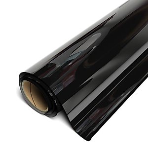 Siser EasyWeed Heat Transfer Vinyl 11.8" x 5ft Roll (Black) - - Compatible, Cricut, Silhouette and Other Craft/Professional Cutters - CPSIA Certified