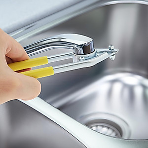 PNXKTXO 2pcs Faucet Aerator Removal Tool, Faucet Wrench for Kitchen Bathroom Aerator/Sink Faucet Replacement Part Repair Spanner