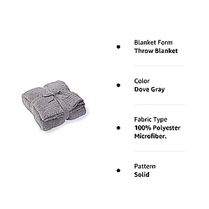 Barefoot Dreams CozyChic Throw Dove Gray One Size
