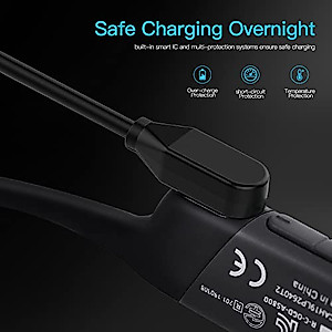 AWINNER Charger Compatible for AfterShokz Aeropex AS800 OpenComm ASC100SG, Shokz OpenRun Pro - USB Charging Cable for Bone Conduction Headphones