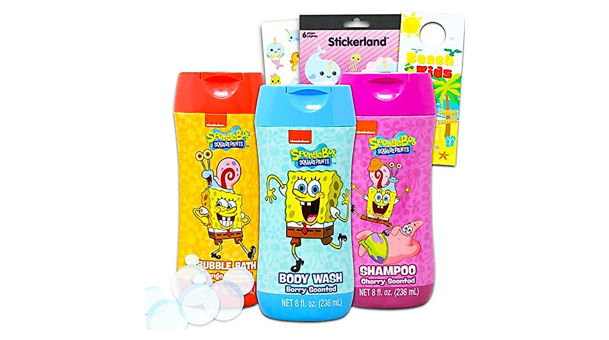 Spongebob Squarepants Bathroom Set – 5 Piece Bundle