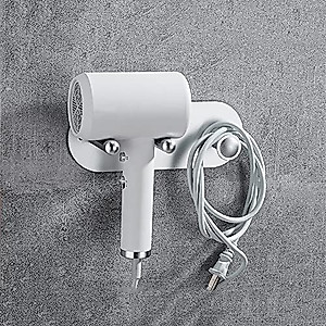 WANLIAN Hair Dryer Holder Wall Mount, Bathroom Hair Care Styling Tools Organizer Hanger,Bathroom Storage Rack