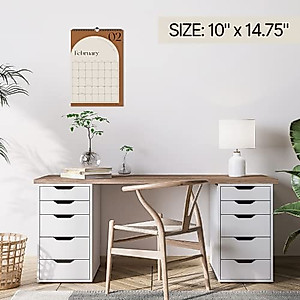 Aesthetic Minimalistic Wall Calendar - Runs from June 2023 Until December 2024 - The Perfect Monthly 2023-2024 Calendar Planner for Easy Organizing