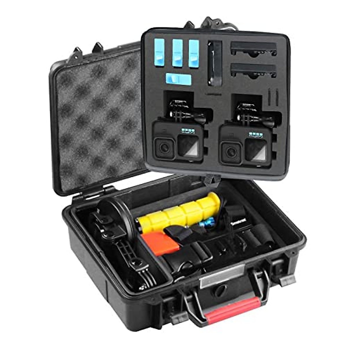 Smatree SmaCase GA500 Floaty/Water-Resist Hard Case Compatible for GoPro Hero 11/10/9,8,7,6,5,4,3 Plus, 3, 2, 1,GoPro Hero (2018),DJI Osmo Action, 7.9 Liter Update(Camera and Accessories Not Included)