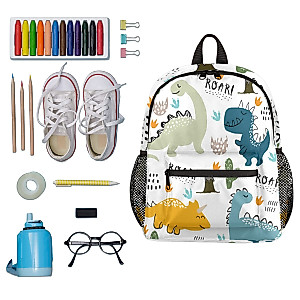 OSAM SPACE Cute Dinosaur Backpack for Boy Mini Backpack, Small Backpack 12 Inche for Kids,Toddler Backpack