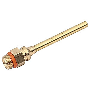 Yothfly 11Pcs Glue Copper Nozzle Small-Bore Long Short Large Diameter Hot Melt Glue Accessories, Golden