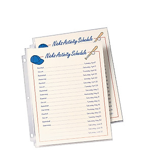 Avery Clear Economy Sheet Protectors, Top Load, 100 Document Protectors (75183)