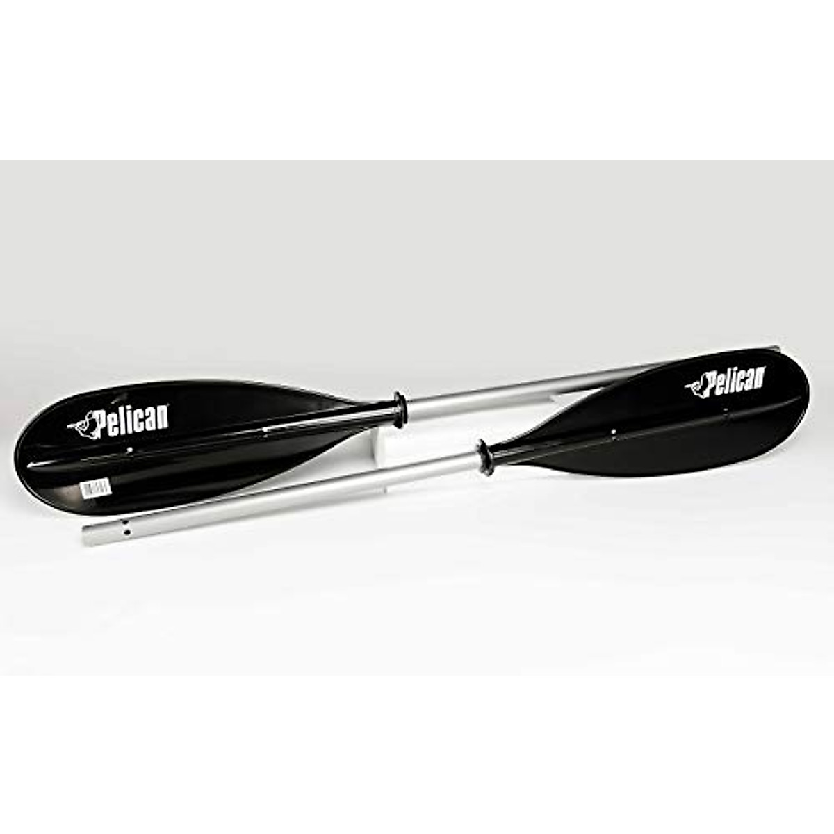 Pelican - 2-Piece Heavy-Duty Aluminum Kayak Paddle - Extra Tough & Lightweight - for Kayaks or Inflatable (Black, 89 in)