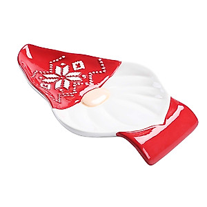 Bico Red Gnome Spoon Rest, House Warming Gift, Dishwasher Safe