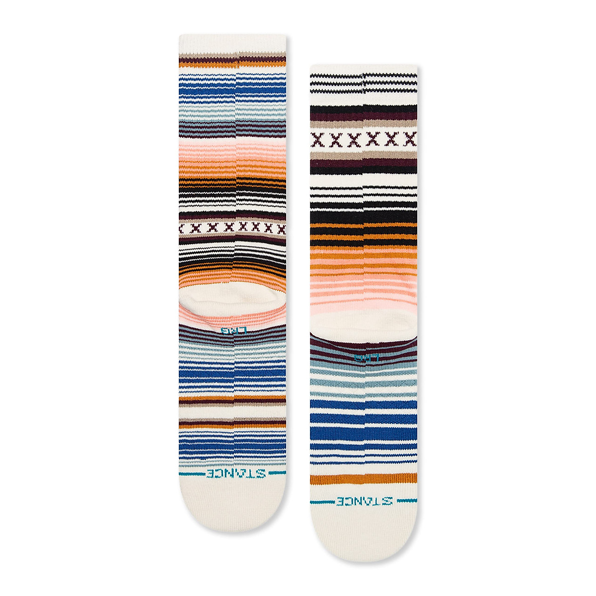 Stance Curren St Crew Socks (Large, Wine)