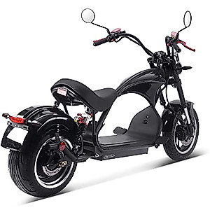 MotoTec Lowboy 60v 20ah 2500w Lithium Scooter Black