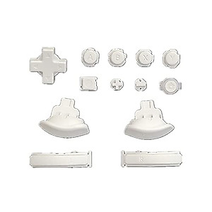 Deal4GO Original Button Set wA B X Y D-Pad Home Capture L R ZR ZL Triggers Replacement for Nintendo Switch Lite (White) SWLB-W