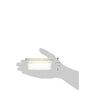 [48 Sets - 8 oz.] Plastic Containers with Lids - Slime Containers 8 oz - Small Containers with Lids