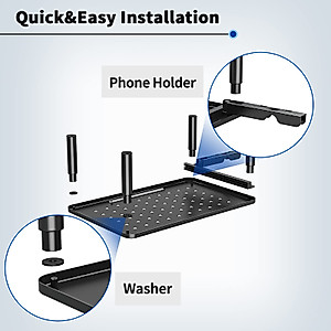 Zimilar 2 Pack Monitor Stand Riser, 3 Height Adjustable Monitor Stand with Unique Star Mesh for Computer, Laptop, Printer, Notebook, iMac, Premium Metal Monitor Risers for 2 Monitors