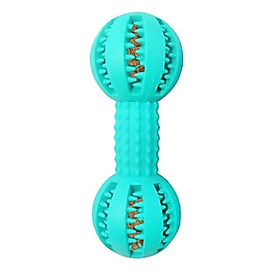 Puppy dentals Chew - Dog Teething Toy, Interactive dentals Toy | Dog Treat Toy Dispenser, Pet Teething Cleaner Chew Toy, Puppy Gum Soothing Toy, Dumbbell Shape Design Dog Teeth Grinding Toy for Dog