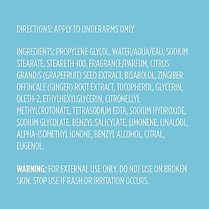 Harry's Men's Deodorant, Odor Control, Aluminum-Free, Stone, 6 Count