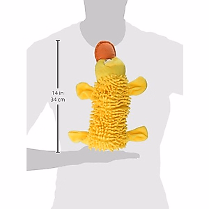 Amazing Pet Products Bottle Shaggy Pet Squeak Toy, Duck