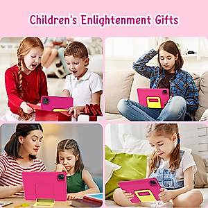 ApoloSign Android 13 Kids Tablet: 10.1" Display, 2GB RAM, 32GB ROM, 5MP Camera, Parental Controls, Shockproof Case-Stand