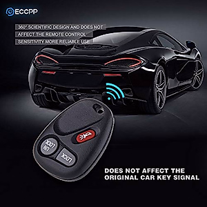 ECCPP Replacement Keyless Entry Remote Key Fob fit for Chevy S10 Chevy Silverado 1500 2500 Chevy Tahoe GMC Sierra 1500 KOBLEAR1XT (2x KOBLEAR1XT 15042968 K0BLEAR1XT)