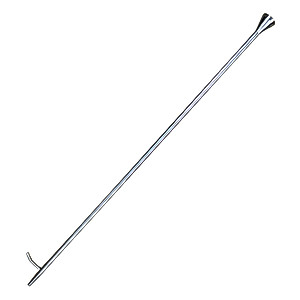 Stainless Steel 41" Extra Long Blow Poker for Large Fire Pit by One Piece Big Fire Stick, Safety Blow Tools