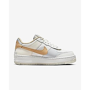Women's AIR Force 1 Shadow - Size 11 US - Summit White/Sesame-Wolf Grey