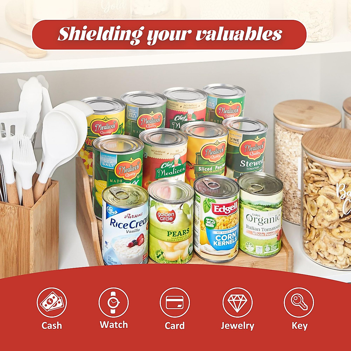 Fake Whole Kernel Corn Can Safes Diversion Secret Stash Safes