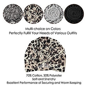 Stretch Turban Hats for Women - Hair Wraps for Women Women Turbans Hair Scarf Turban Head Wrap Pre Twist Ultra Soft Extra Elastic and Breathable