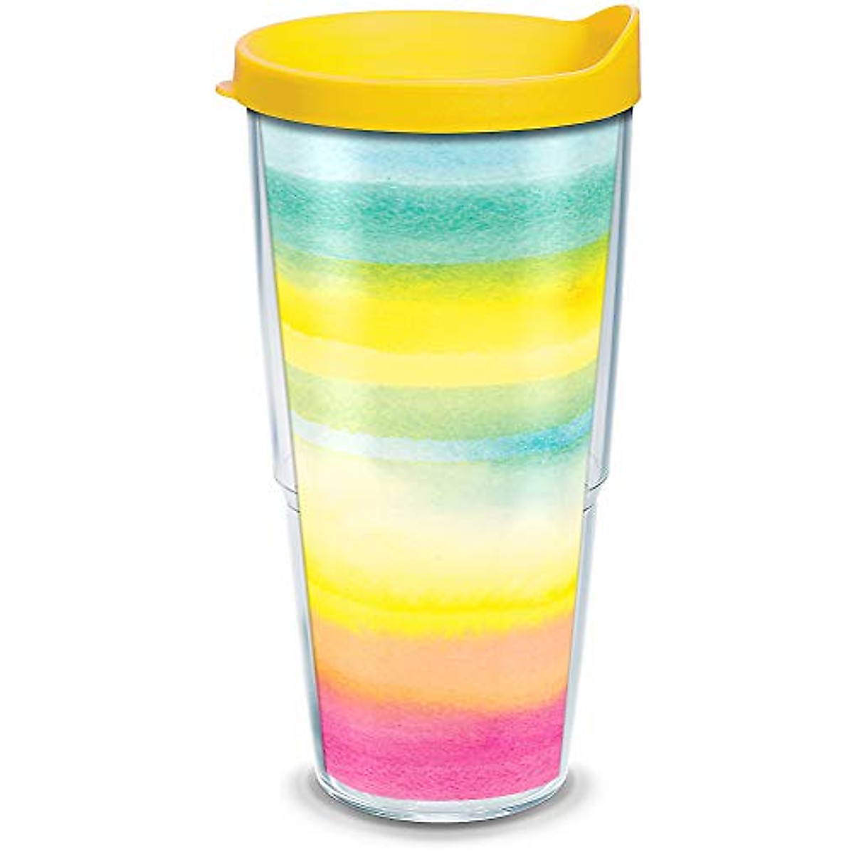Tervis Yao Cheng - Summer Crush Made in USA Double Walled Insulated Tumbler Travel Cup Keeps Drinks Cold & Hot, 24oz, Classic