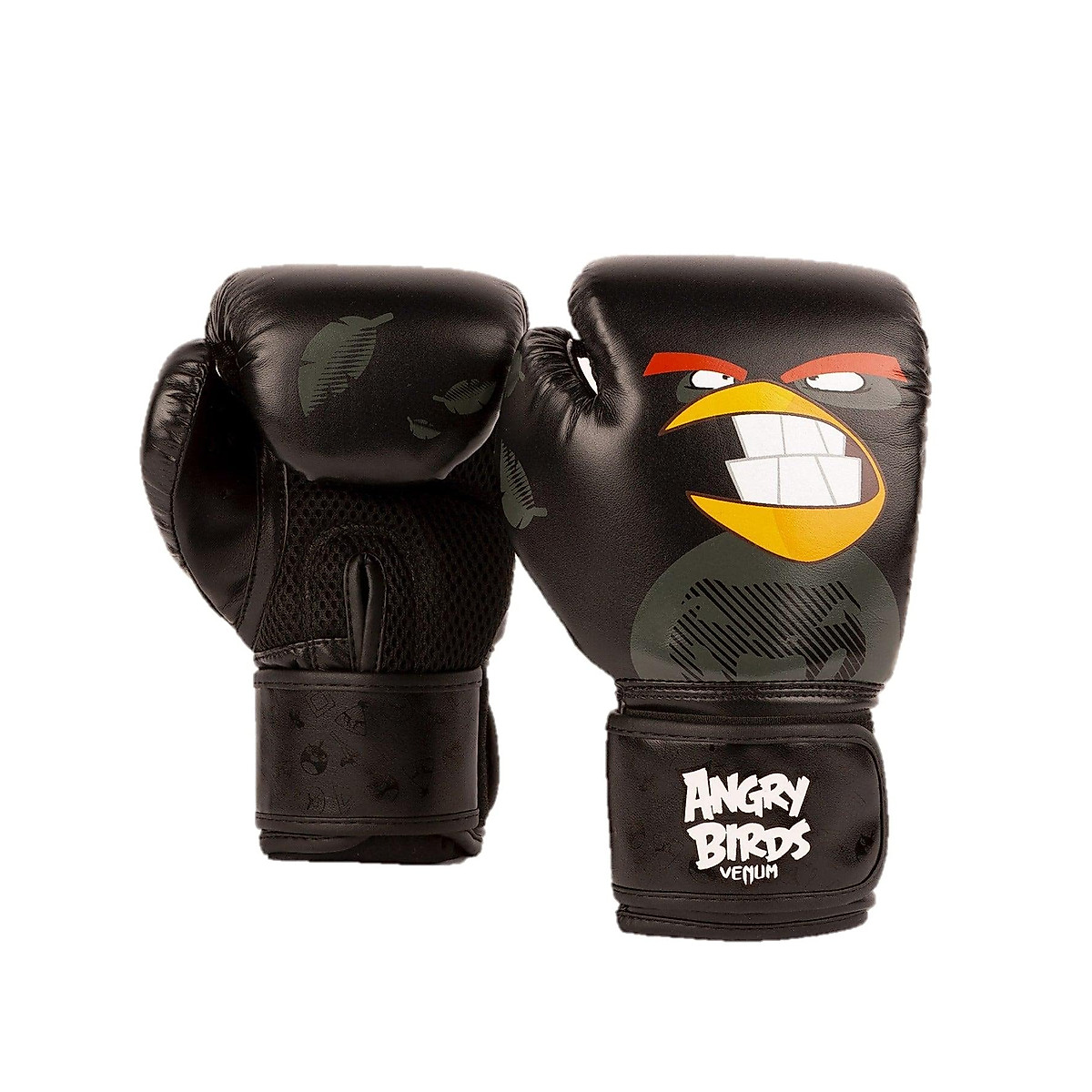 Venum Angry Birds Boxing Gloves - for Kids - Black, 8 oz