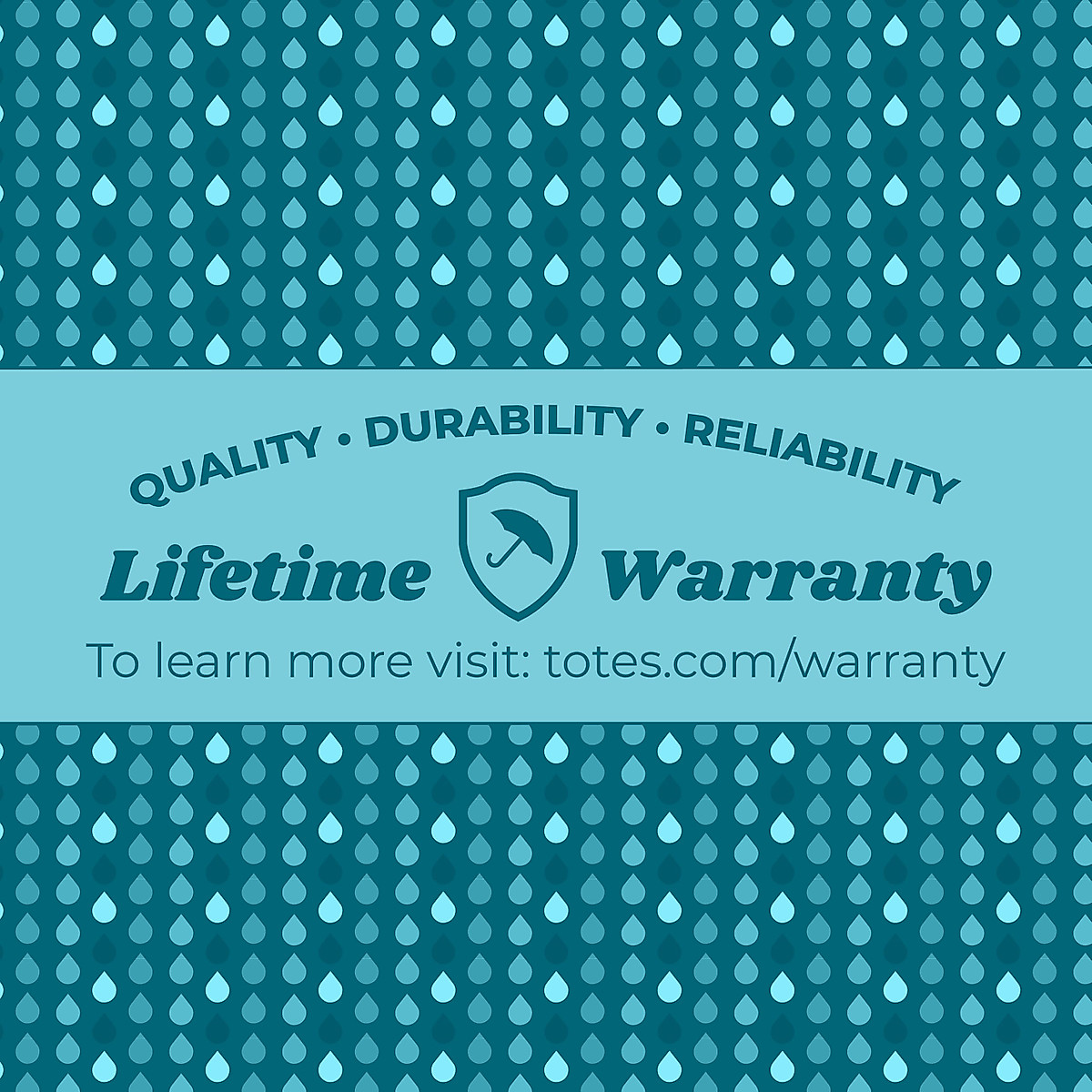 totes InBrella Reverse Close Umbrella, Invisible Water Repellent Coating, Auto Close