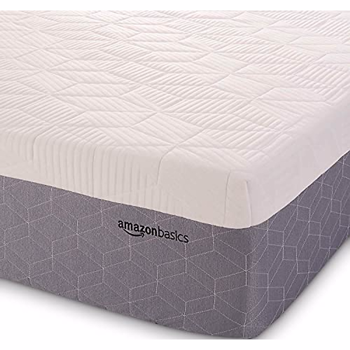 Amazon Basics Cooling Gel-Infused, Medium-Firm Memory Foam Mattress, CertiPUR-US Certified - Queen Size, 12 Inch