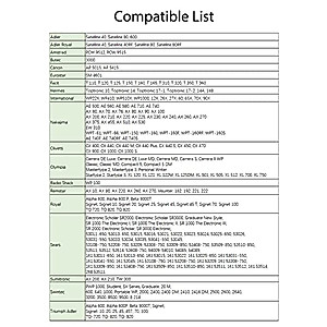 Bigger Compatible Correctable Ribbon Replacement for Nakajima, Adler Royal Correctable Ribbon Used with Adler Royal 600, NAKAJIMA AX, AE500-AE700, EW and WPT Series, WPT-150, WPT-160, 6 Packs