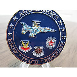 United States Air Force Nellis Red Flag 64th Aggressors 57th Wing Air Combat Command Challenge Coin