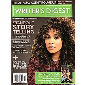 Writer's Digest Magazine, * September / October, 2021 * Volume, 101 * No. 05 * Display until November, 02nd 2021 ** ( PLEASE NOTE: ALL THESE MAGAZINES ARE PETS & SMOKE FREE. NO ADDRESS LABEL, FRESH STRAIGHT FROM NEWSSTAND. (SINGLE ISSUE MAGAZINE)